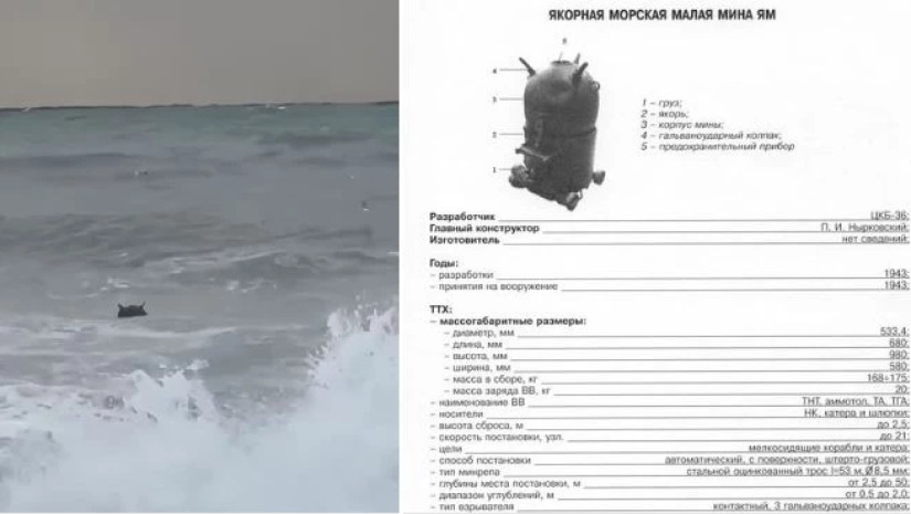 როგორ აღმოჩნდა საბჭოთა წარმოების ნაღმი ბათუმის ზღვაში – სამხედრო ...